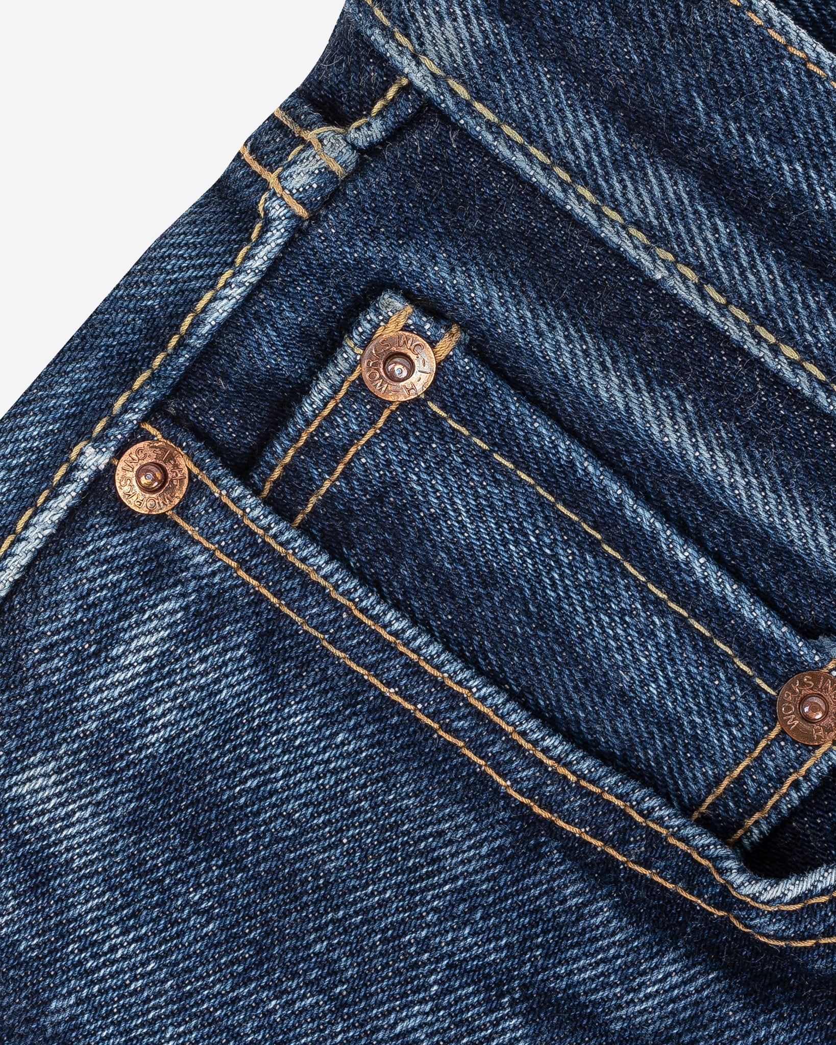 21/23oz Ultra Heavy Raw Selvedge Denim - Indigo - Iron Heart Denim ...